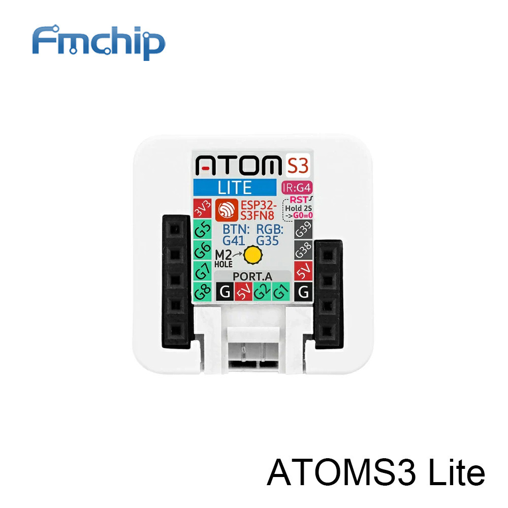 Jual M5Stack ATOMS3 Lite ESP32S3 Embedded IoT Application of Main Programmable Controller ...