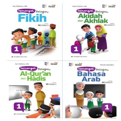 Jual Kumpulan buku Jenjang MI Kurikulum Merdeka kelas 1, Akidah dan Akhlak, Al- Quran dan Hadis ...
