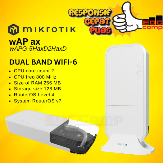 Jual Mikrotik wAPG-5HaxD2HaxD wAP ax Wifi 6 | Shopee Indonesia