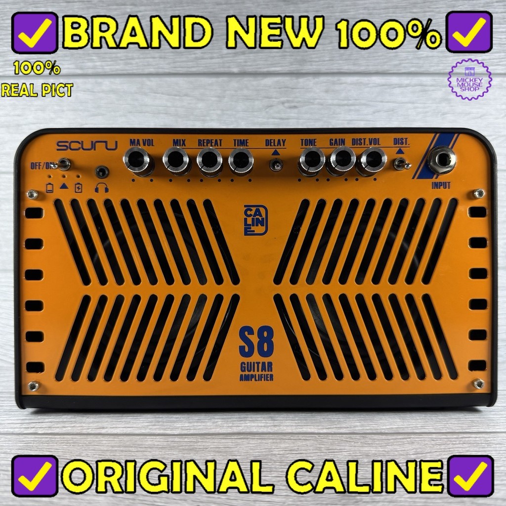Jual Ampli Gitar Elektrik Caline SCURU S8G Bluetooth Portable Mini ...