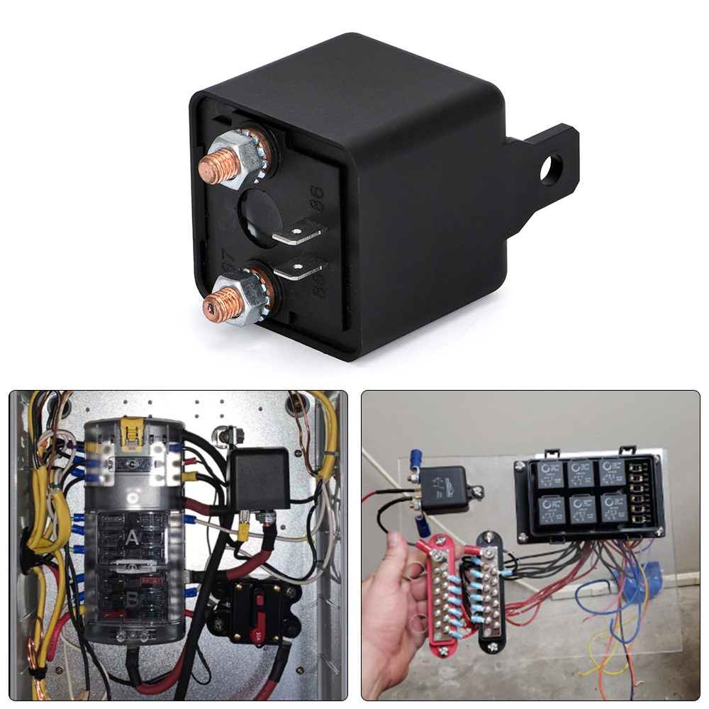 Jual Heavy Duty Split Charge Relay Switch 12V DC 200 Amp 4 Pin ...