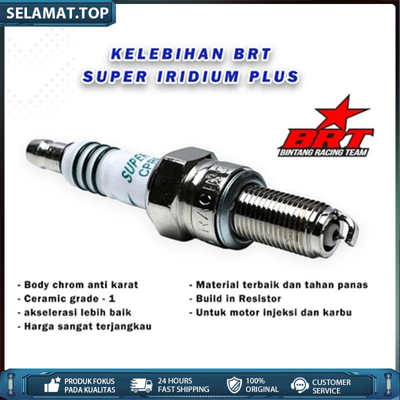 Jual BUSI RACING BRT SUPER IRIDIUM PLUS VIXION MX KING VARIO 160 XMAX PCX 160 ADV 160 MIO SPORTY ...