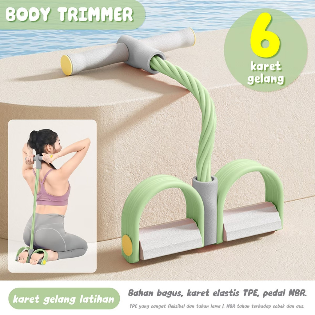 Jual HTD Sport Body Tummy Trimmer Alat Olahraga Perut 4 tali & 6 tali ...