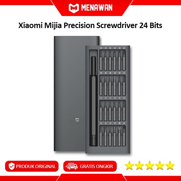 Jual Xiaomi Mijia Precision Screwdriver Kit 24 Bits Obeng Set 24-in-1 - LOGO MIJIA | Shopee ...