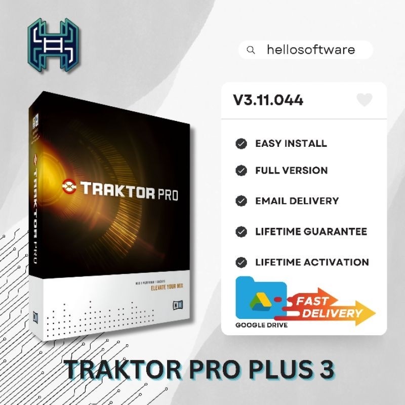Jual (WIN/MAC) Native Instruments Traktor Pro Plus 2024 v4.0.0 Full Version (Versi Terbaru ...