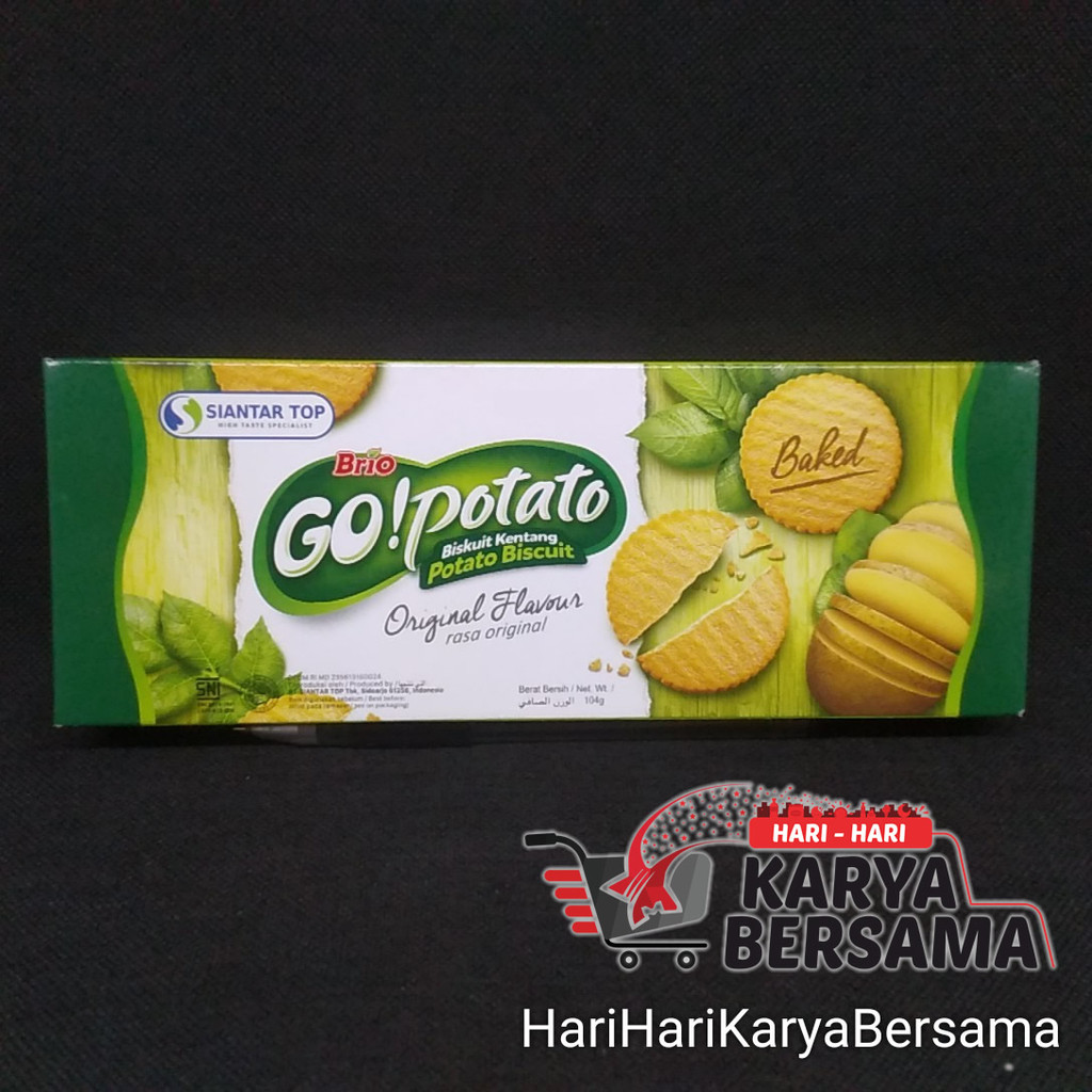 Jual MAKANAN RINGAN BRIO GO! POTATO BISKUIT KENTANG ORIGINAL FLAVOUR ...