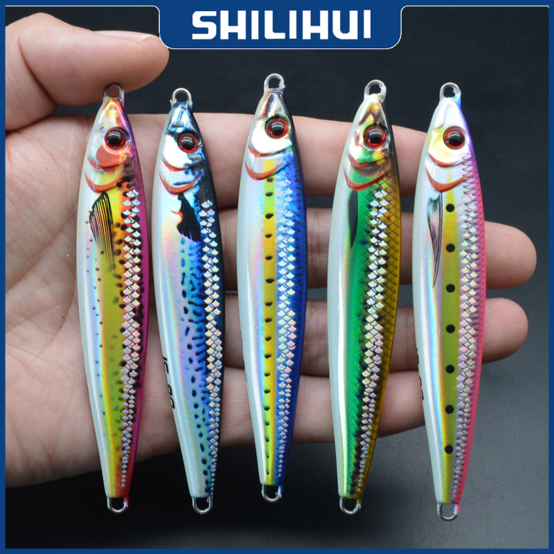 Jual Metal Jig Glow in The Dark 60 80 100 Gram 3D Printing Japan Senter Uv Untuk Sinking Umpan ...