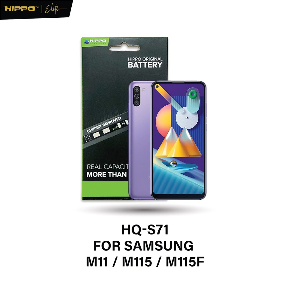 Jual Hippo Baterai SAMSUNG HQ-S71 GALAXY M11 / M115 / M115F 5000mAh ...
