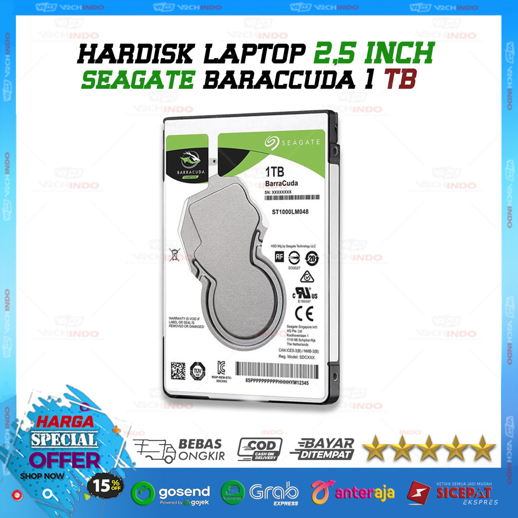 Jual Hardisk Laptop 1TB Sata III HDD Seagate 2.5" Harddisk Notebook ...