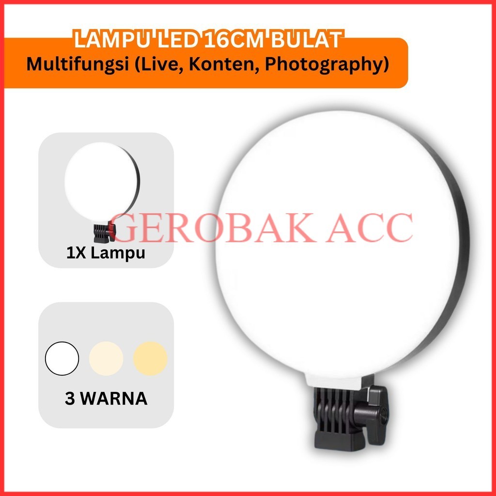 Jual Lampu LED HP160 Konten Kreator / Live Streaming / Fotografi / Makeup MUA Selfie Foto Studio ...