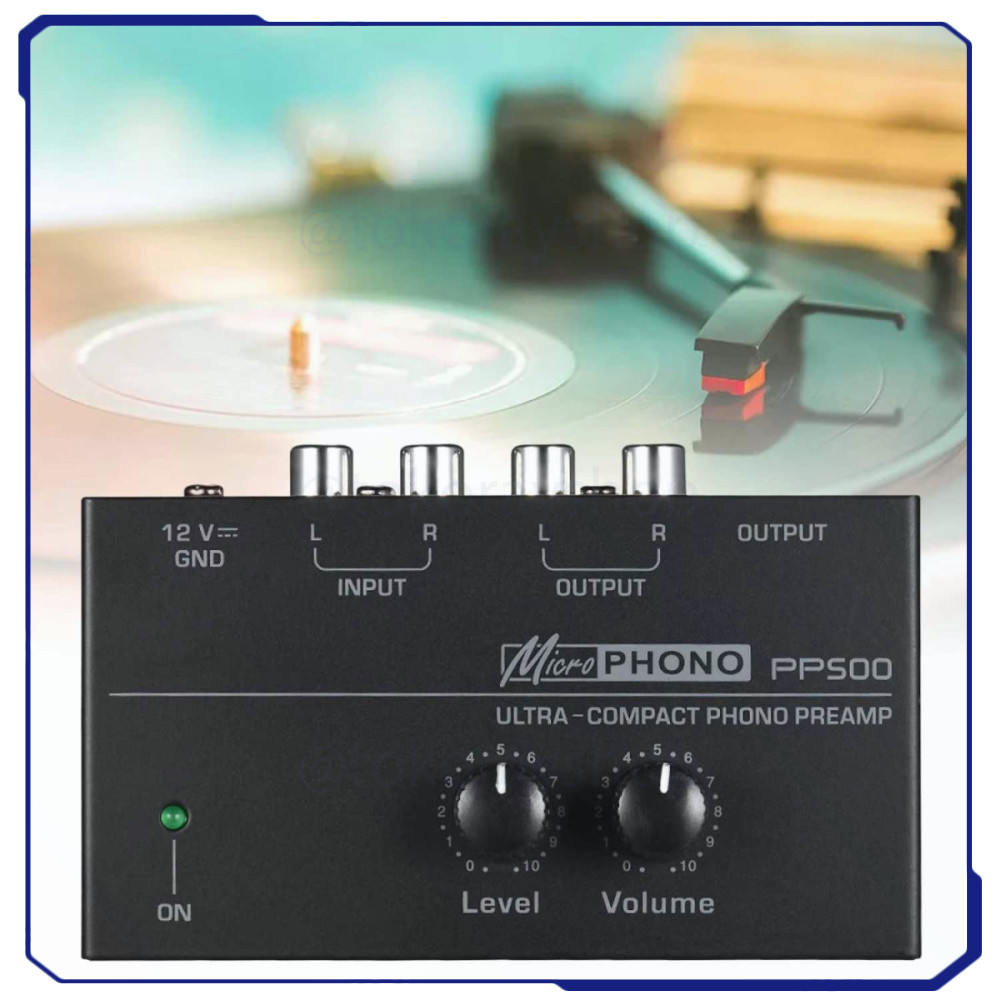Jual Micro Phono Preamp Turntable Low Noise Preamplifier DC 12V - PP500 | Shopee Indonesia