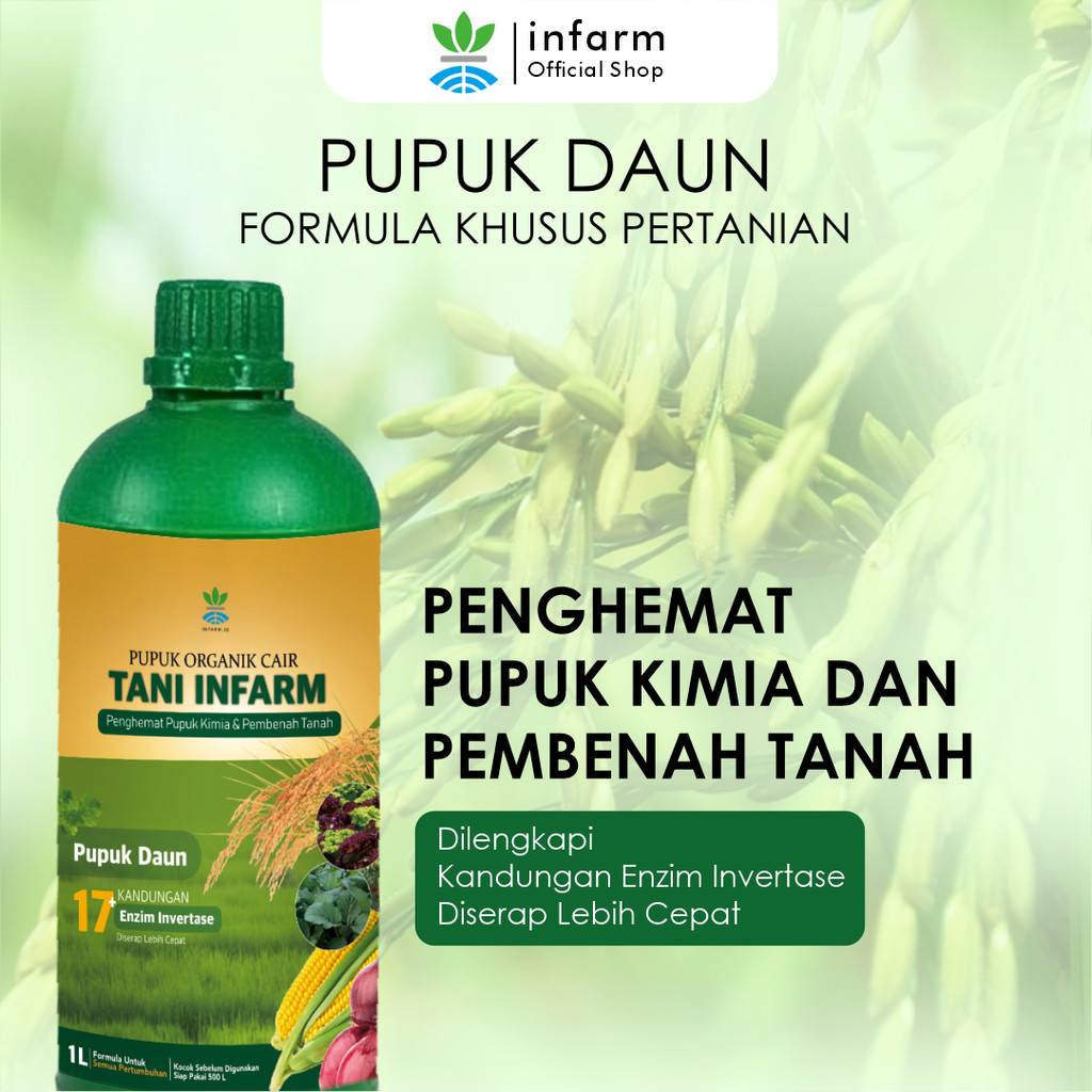 Jual Infarm - Pupuk Organik Cair Sayuran 1L Pupuk Tanaman Sayuran Pupuk ...