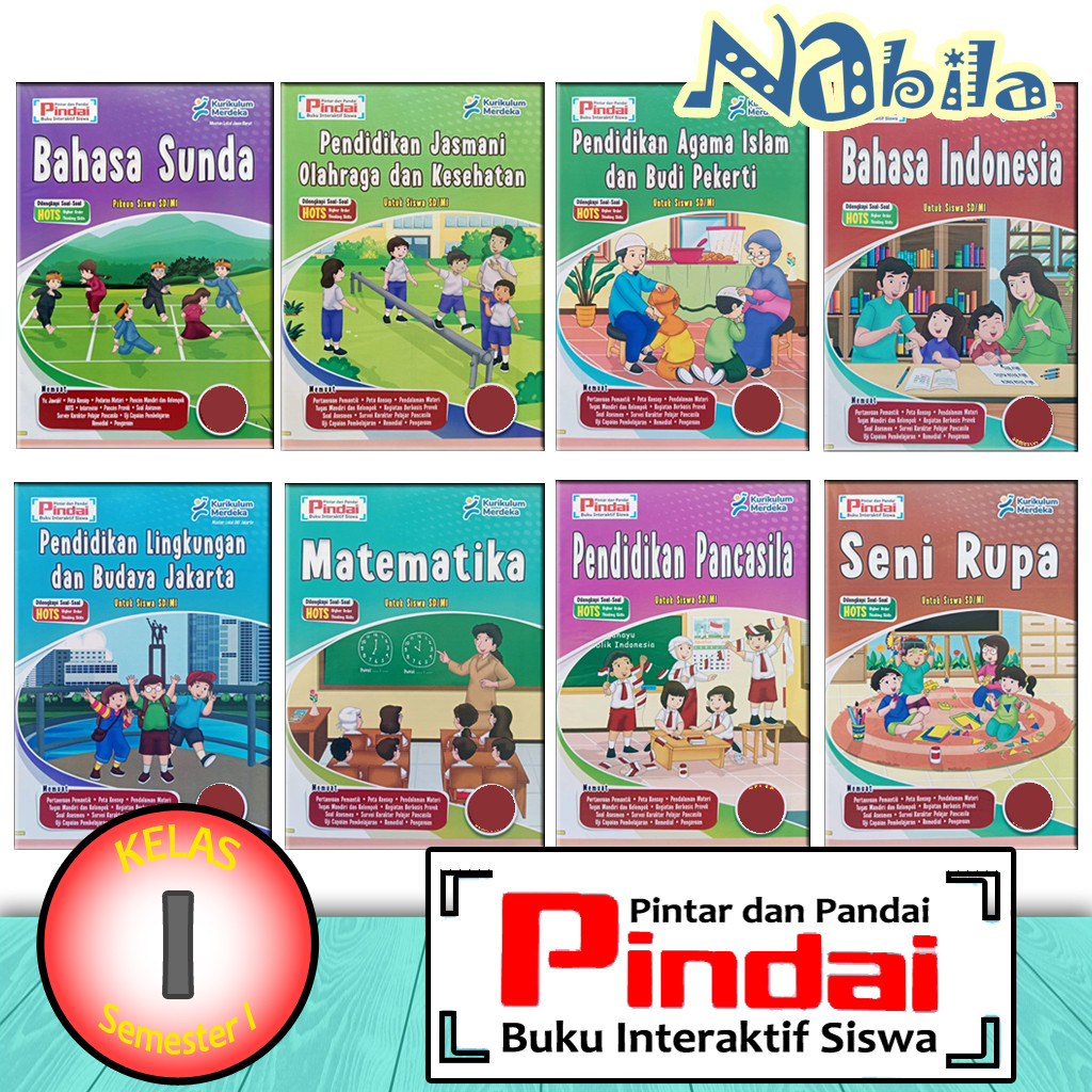 Jual LKS PINDAI kelas 1 - Semester 1 (Cetakan 2025) | Shopee Indonesia