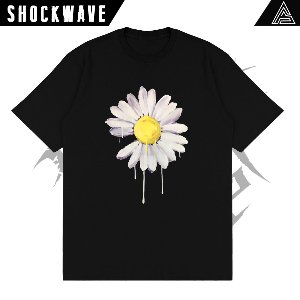 Jual Kaos Oversized **Tema Bunga Daisy** Gaya Korea - [100% Cotton ...