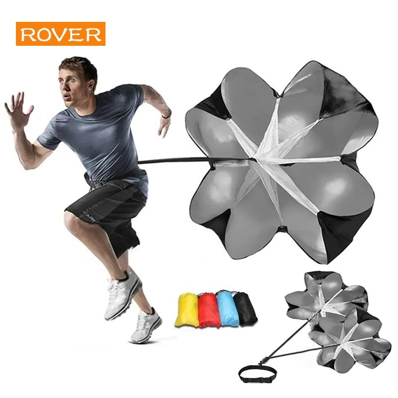 Jual Adjustable Speed Parachute Agility Training Umbrella Football ...