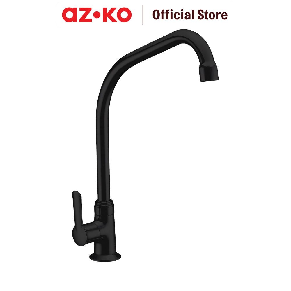 Jual AZKO Acroz Veneto Keran Dapur Leher Angsa Cold - Hitam Kitchen ...