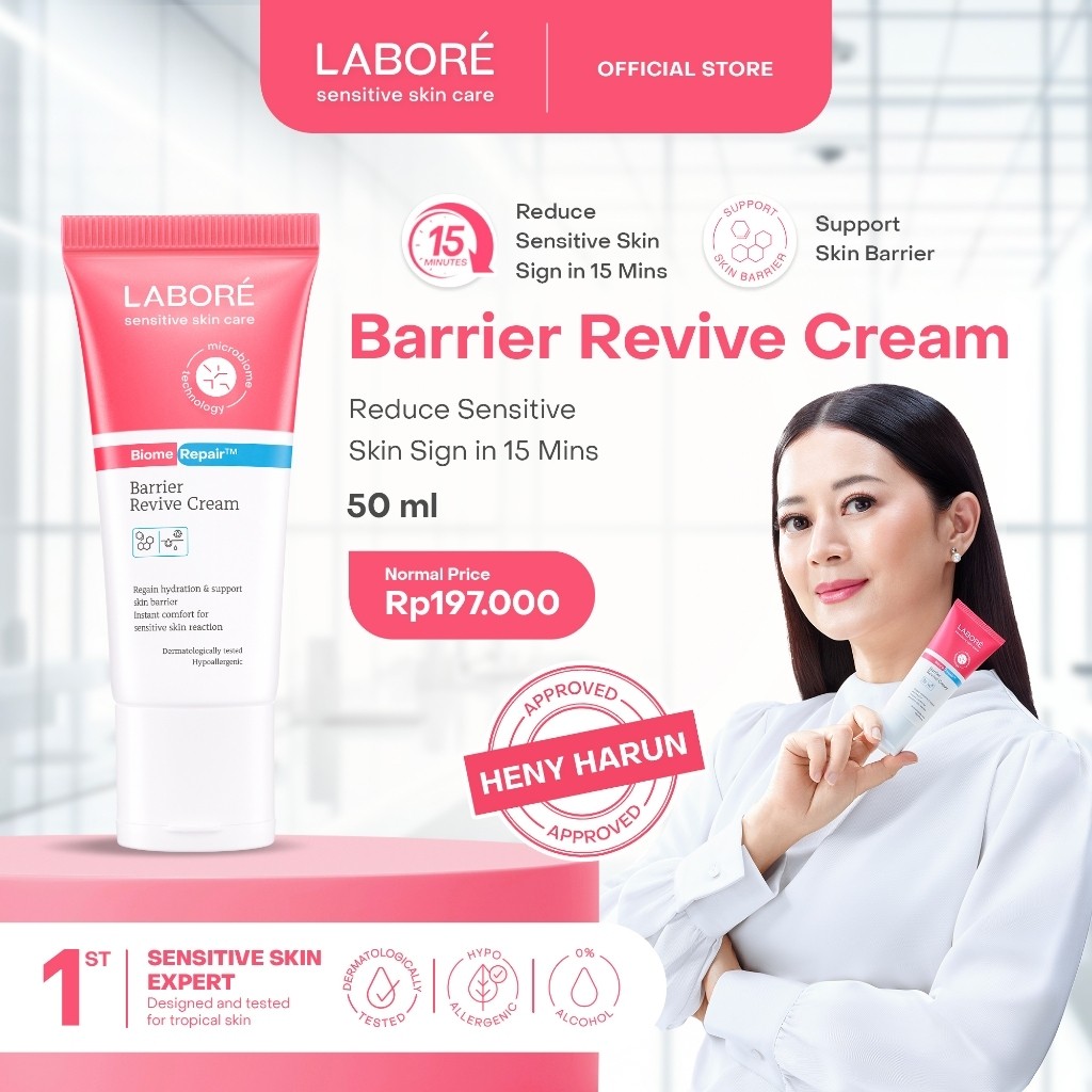Jual LABORE BiomeRepair Barrier Revive Cream 50ml - Krim Pelembab Kulit ...