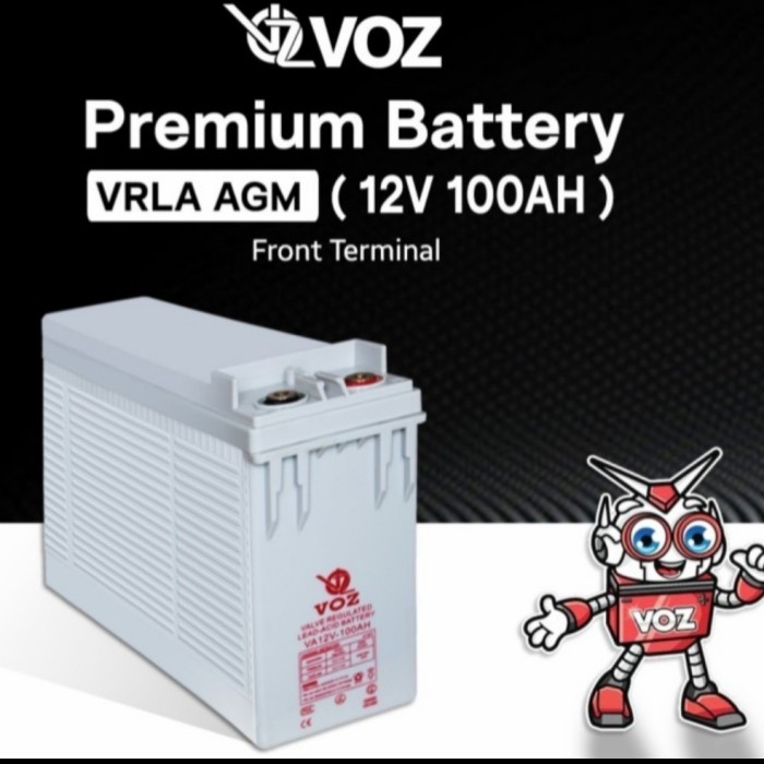 Jual SB99 Aki Battery Baterai VOZ 100 Ah 12V 12 volt 100 ampere front ...