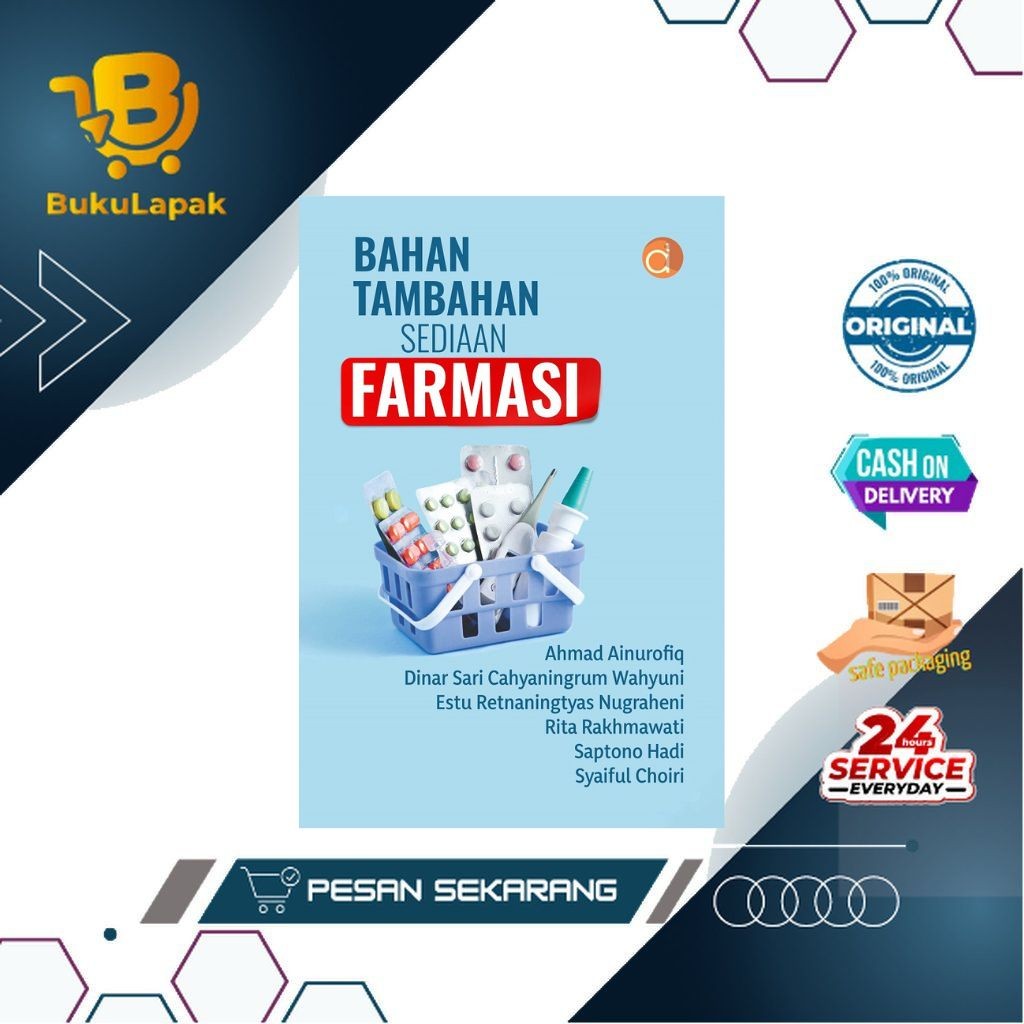 Jual Bahan Tambahan Sediaan Farmasi - Buku Farmasi - Deepublish | Shopee Indonesia