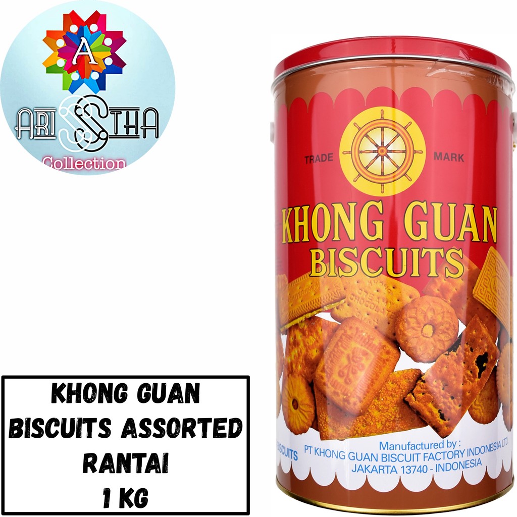Jual Khong Guan Biscuit Kaleng Assorted Kemasan 1 Kg | Shopee Indonesia