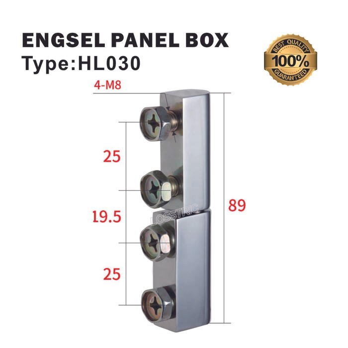Jual Engsel Box Panel AB-26 Stainless (89x14mm) / HL030 ... | Shopee ...