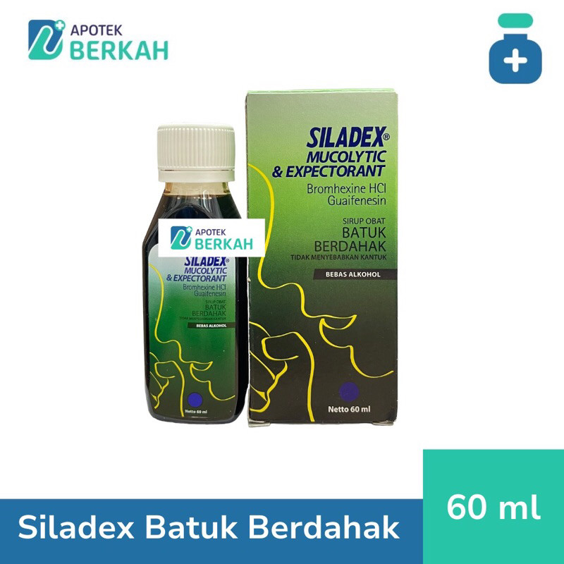 Jual Siladex Mucolytic Expectorant Sirup Mengencerkan Dahak - 60ml ...