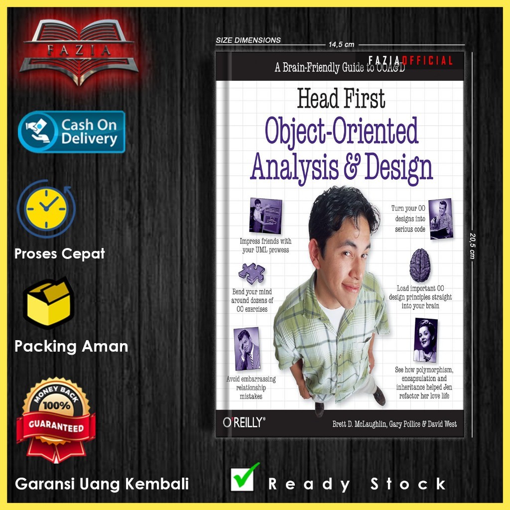 Jual Head First Object-Oriented Analysis and Design by David West (English) | Shopee Indonesia