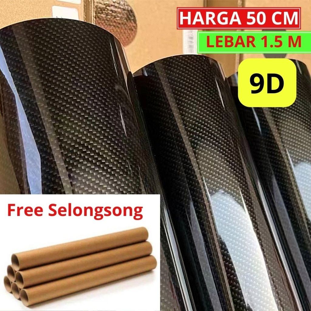 Jual Sticker Decal Carbon PET 3D 5D 7D 9D Skotlet Motor Mobil Lebar 1.5 ...