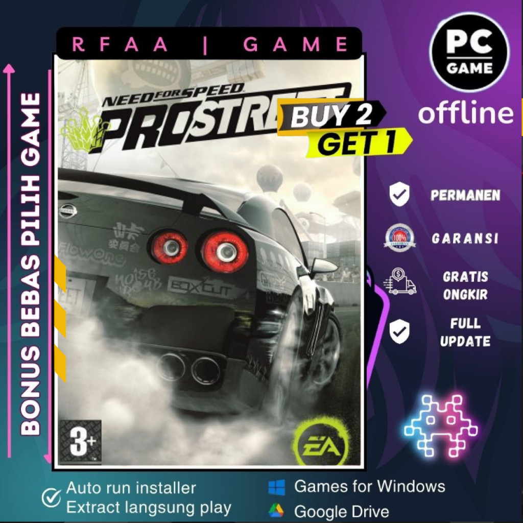 Jual NEED FOR SPEED PROSTREET | GAME PC - LAPTOP - DL | Shopee Indonesia