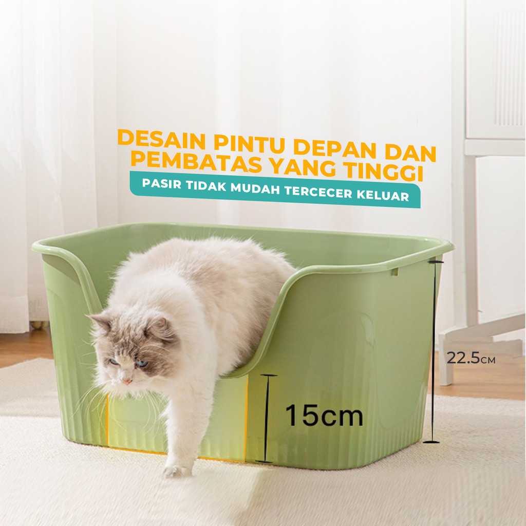 Jual [HARGA GROSIR] SUPERBEE M31 Pet Litter Box Ekstra Besar 50CM Bak ...