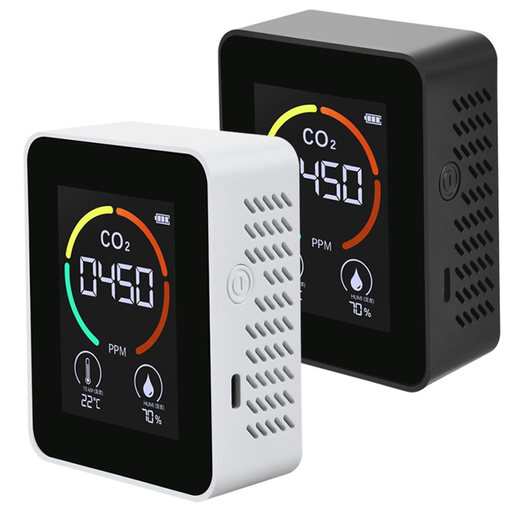 Jual CO2 Detector for Home Offices Temp and Humidity Real Time Display ...
