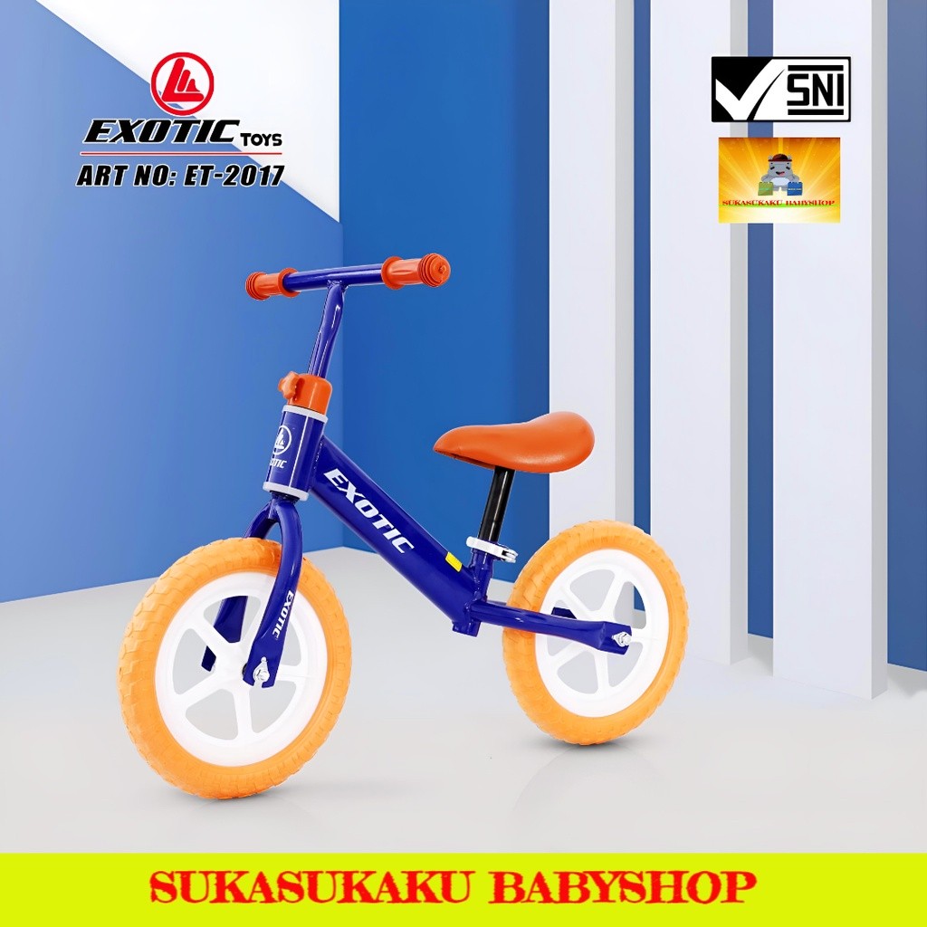 Jual HH94SD Sepeda Anak Balance bike Push Bike Tanpa Pedal EXOTIC ET ...