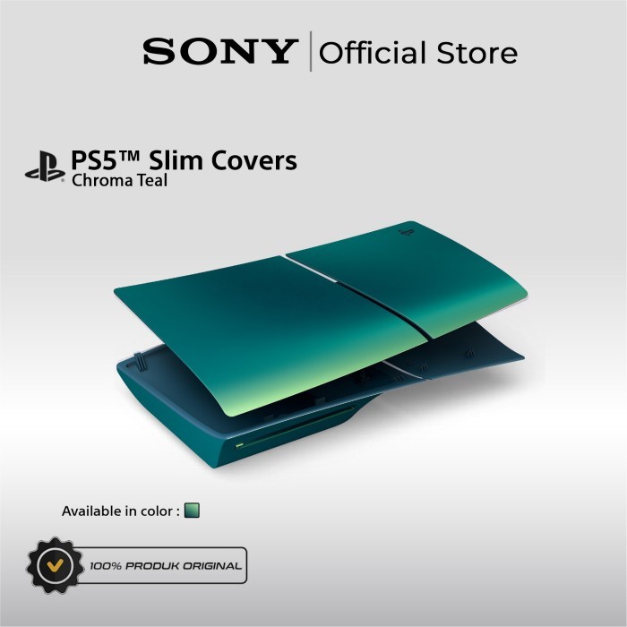 Jual PlayStation 5 Console Covers Chroma Teal CFI-ZCS2G10 Cover PS5 ...