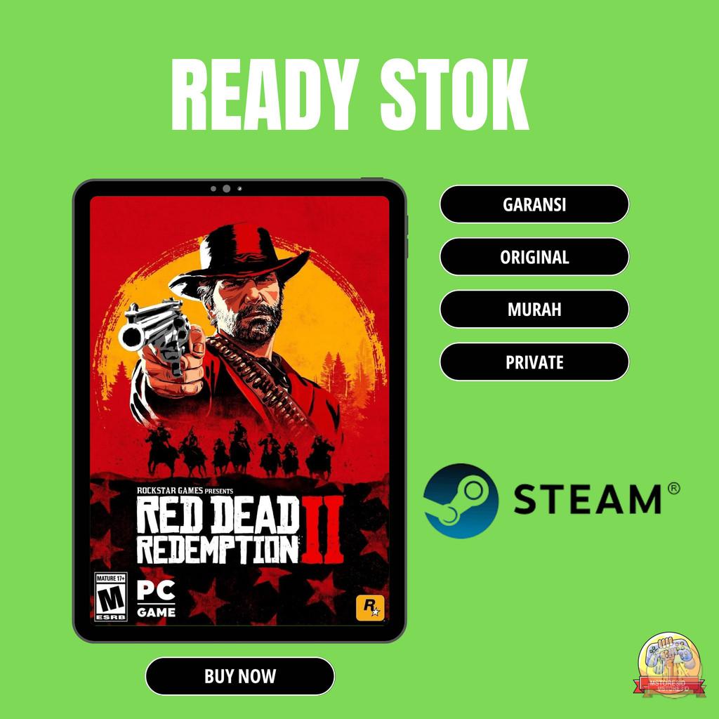 Jual RED DEAD REDEMPTION 2 / RDR II / AUTO DELIVERY / STEAM / Game PC ...