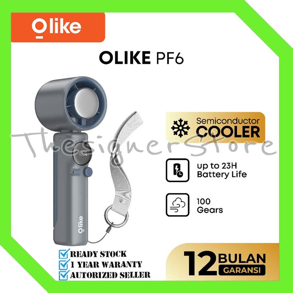 Jual Olike PF6 Turbo Mini Fan 4000 Mah Kipas Angin Mini High Speed ...