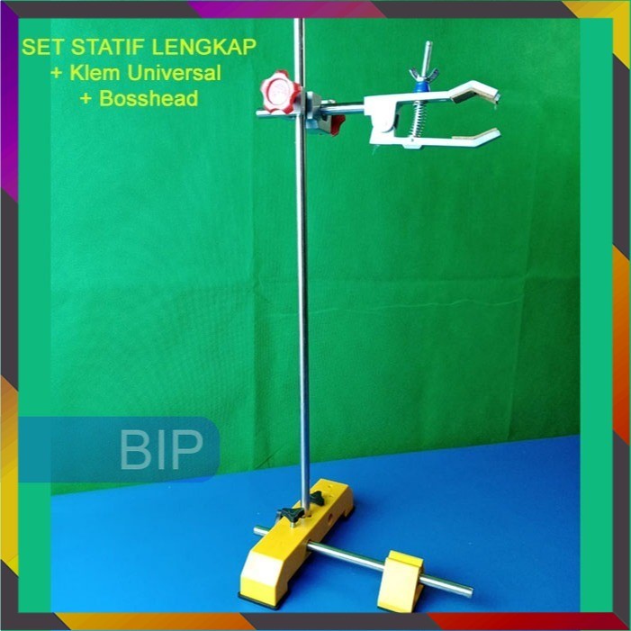 Jual Statif Set lengkap (Plastik) + Klem Universal + Bosshead untuk ...