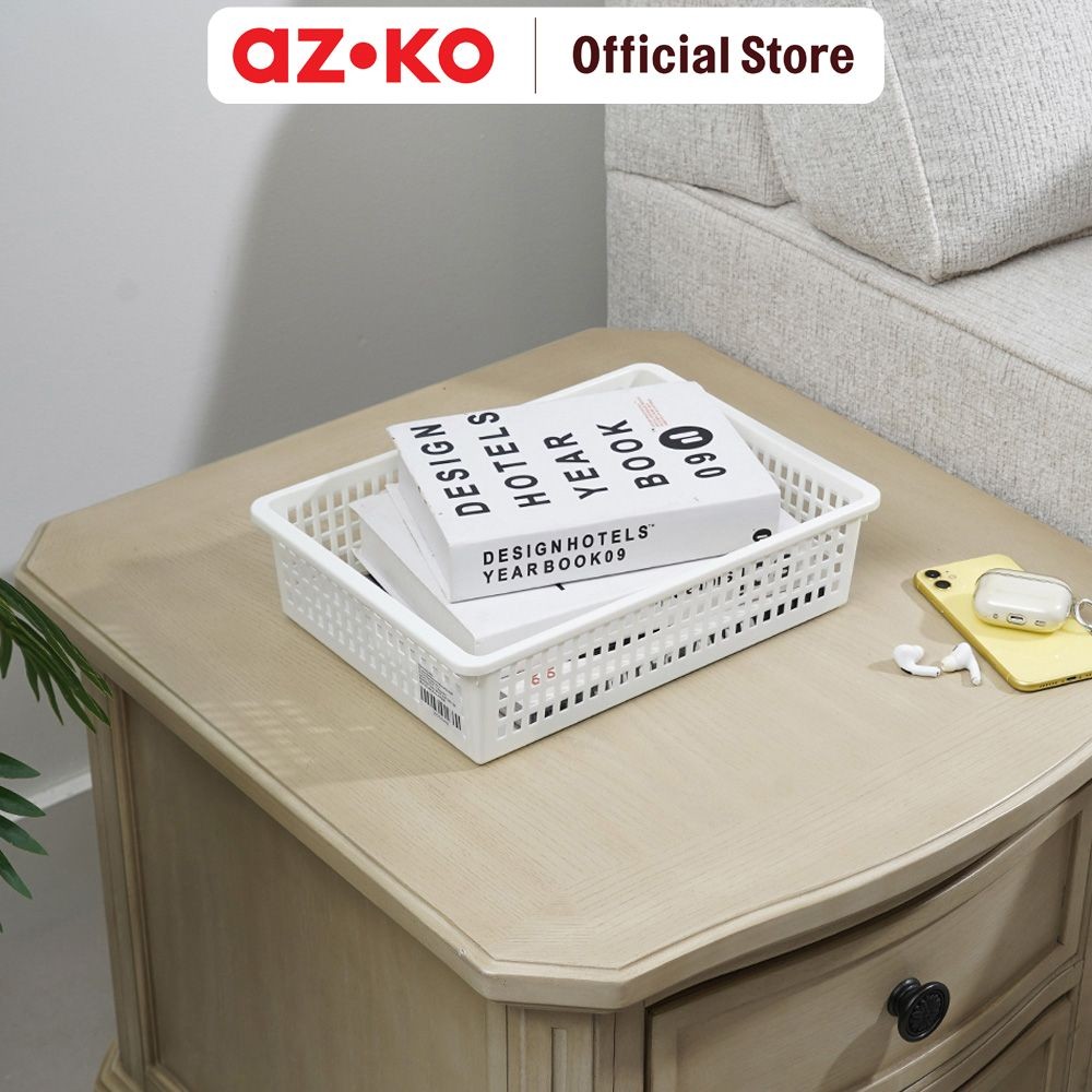 Jual AZKO Clover Keranjang Penyimanan Serbaguna Ukuran A4 Storage ...