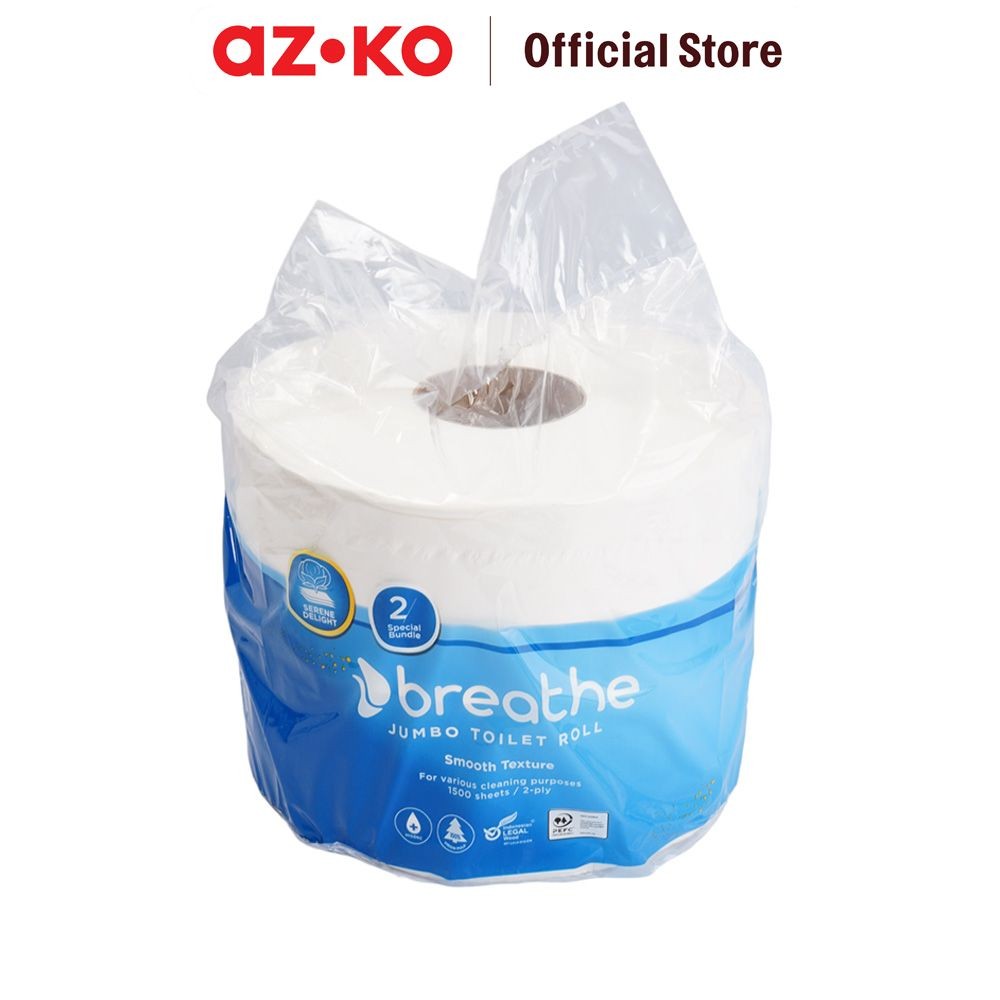 Jual AZKO Breathe Jumbo Tisu Toilet Roll Tisu Gulung Pembersih ...