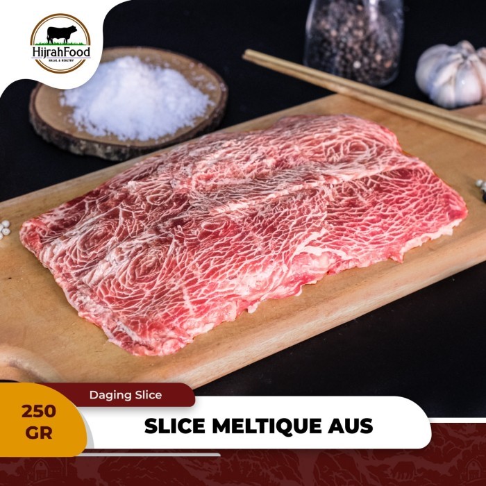 Jual Daging Slice Meltique Beef Sukiyaki Shabu Wagyu Meltique Sapi AUS | Shopee Indonesia