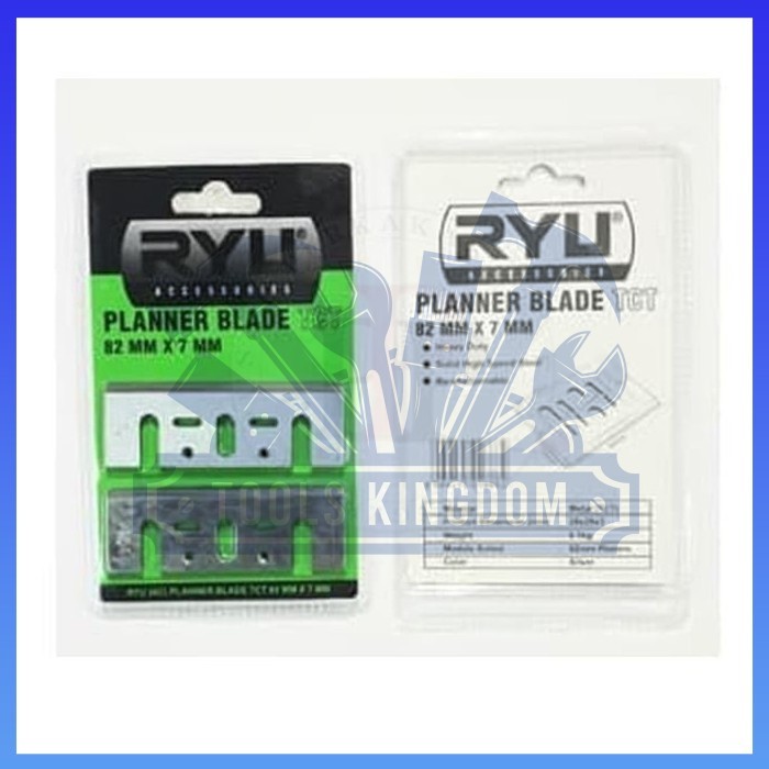Jual Mata Mesin Serut Ketam Sugu Pasah TCT RYU / Planer Blade 82 x 7 mm ...