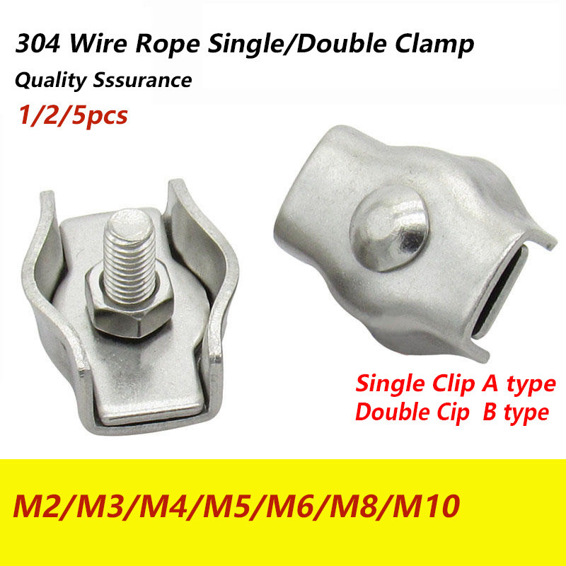 Jual 1-5Pc Cable Wire Hardware Fastener Waterproof Stainless Steel Wire ...