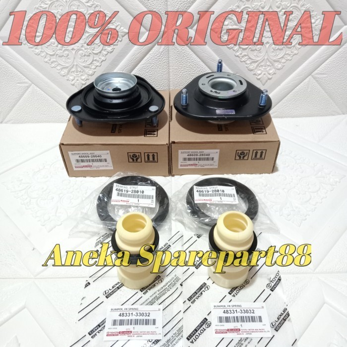 Jual Support shock + bearing + stopper Toyota Alphard Vellfire AGH30 GGH30 original | Shopee ...
