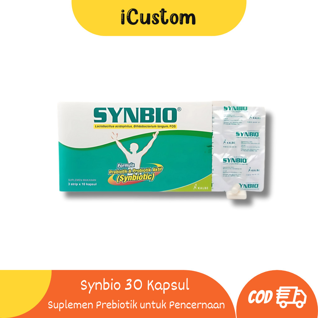 Jual Synbio 30 Kapsul - Suplemen Prebiotik dan Probiotik untuk ...
