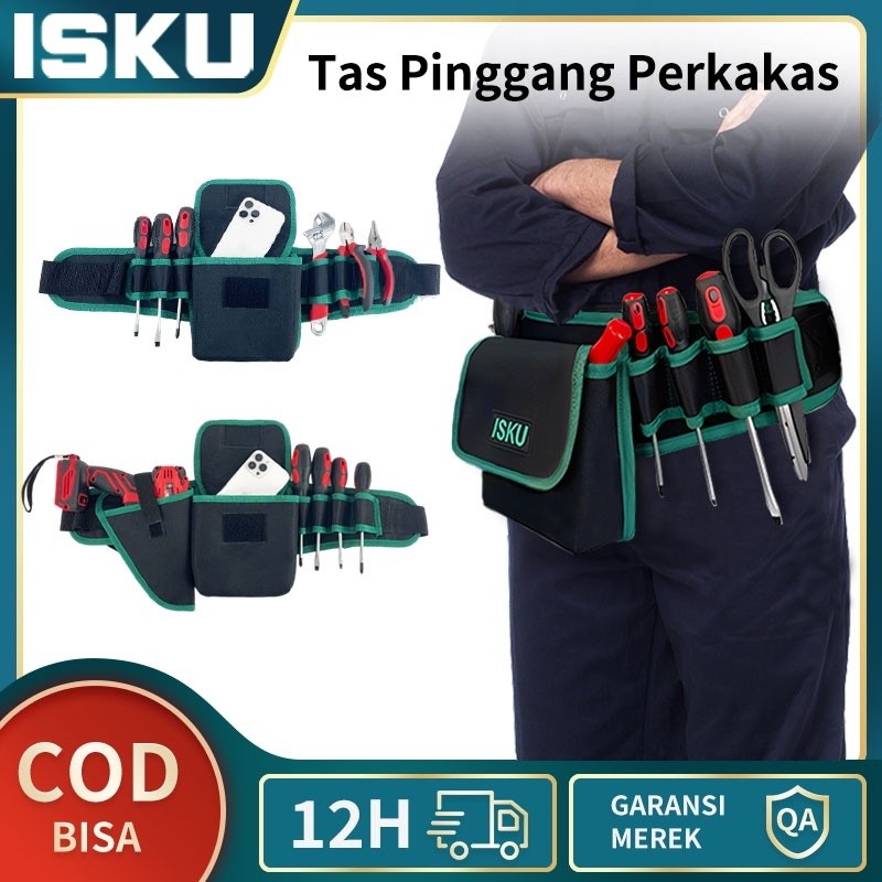 Jual ISKU Tas Perkakas Tas Pinggang Perkakas - Tas Perkakas Tukang Mini ...