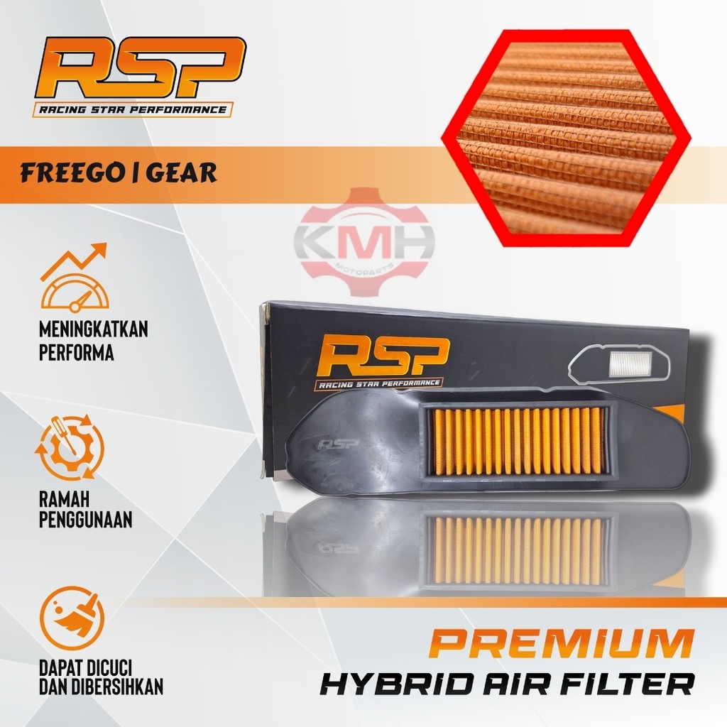 Jual Rsp - Premium Hybrid Filter Udara Motor Yamaha Freego / Mio Gear ...