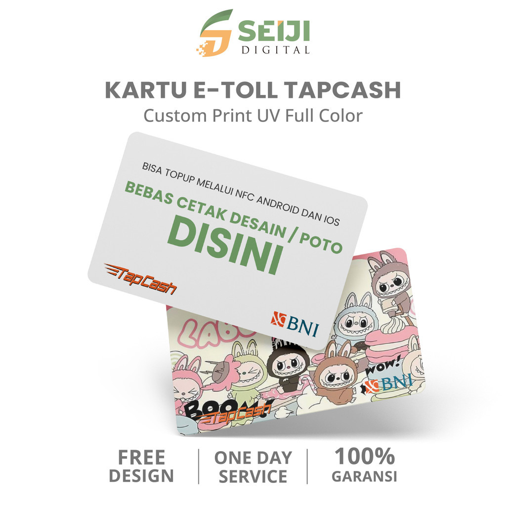 Jual Tapcash E-toll Custom Cetak Print Bebas/Souvenir/Promosi - Seiji ...