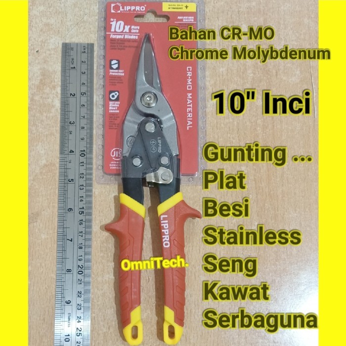 Jual COD BERGARANSI Gunting Plat Besi Stainless Seng Kawat Serbaguna 10 ...