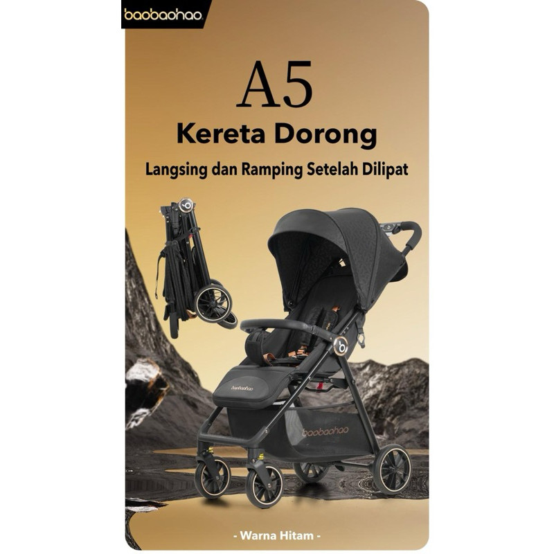 Jual Kereta Dorong Bayi Stroller Travelling Baobaohao A2 A5 Stoler Anak ...