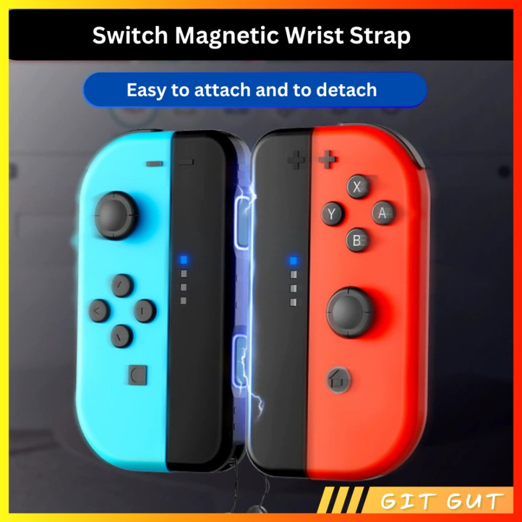 Jual Nintendo Switch Magnetic Wrist Strap for Joycon Controller Hand ...