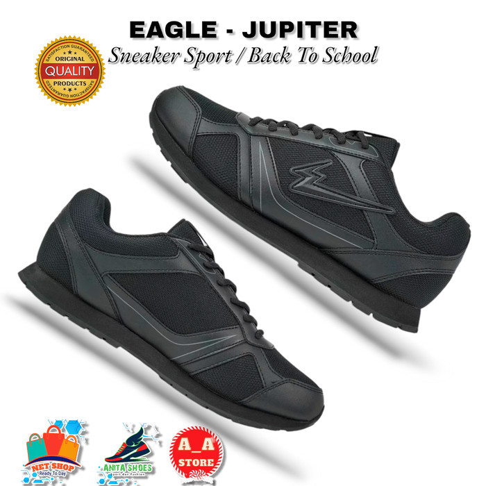Jual Sepatu Sekolah Eagle Jupiter Back To School Shoes Dewasa | Shopee ...